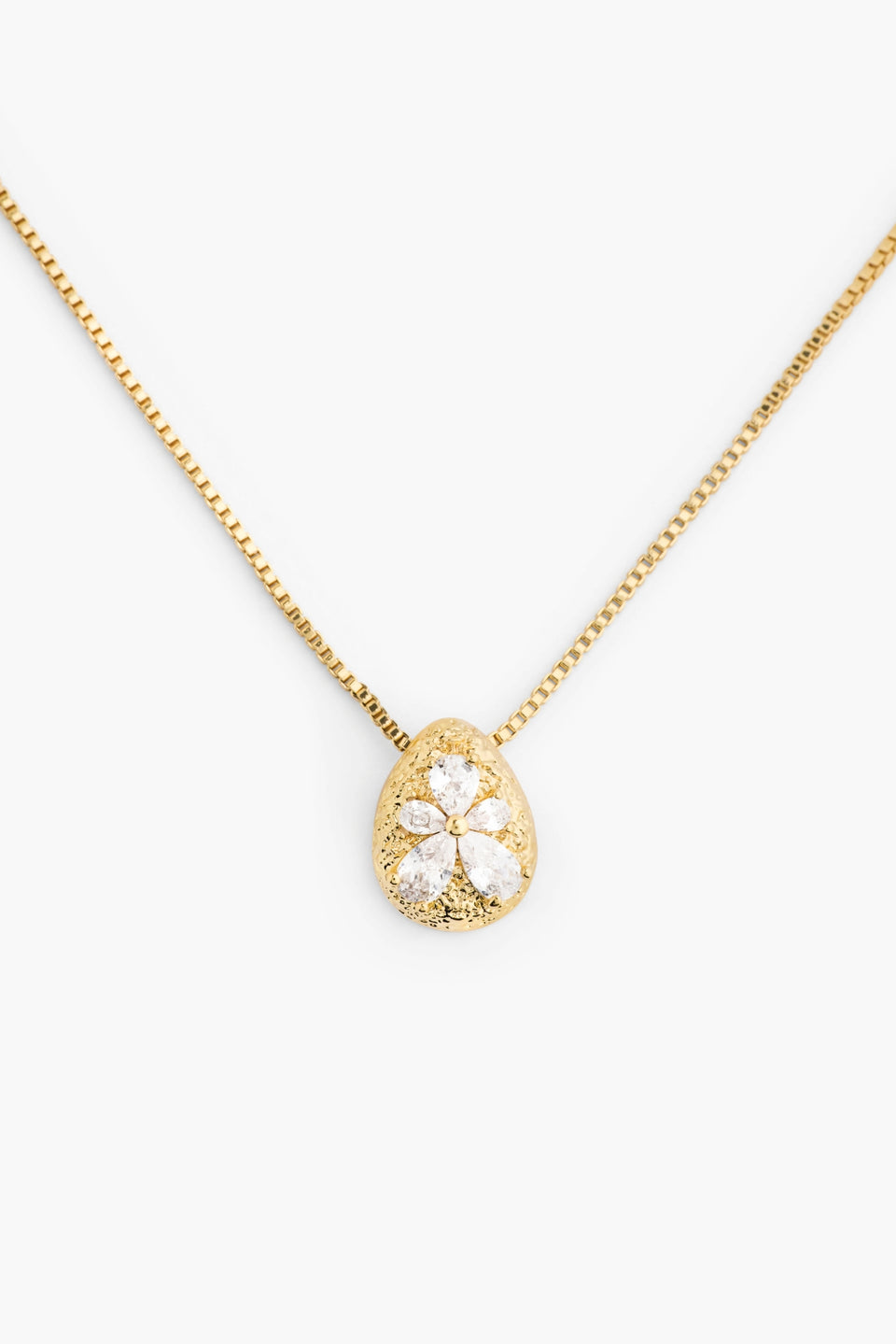 Eclipse Necklace Gold – Elegant Halskjede | Teze